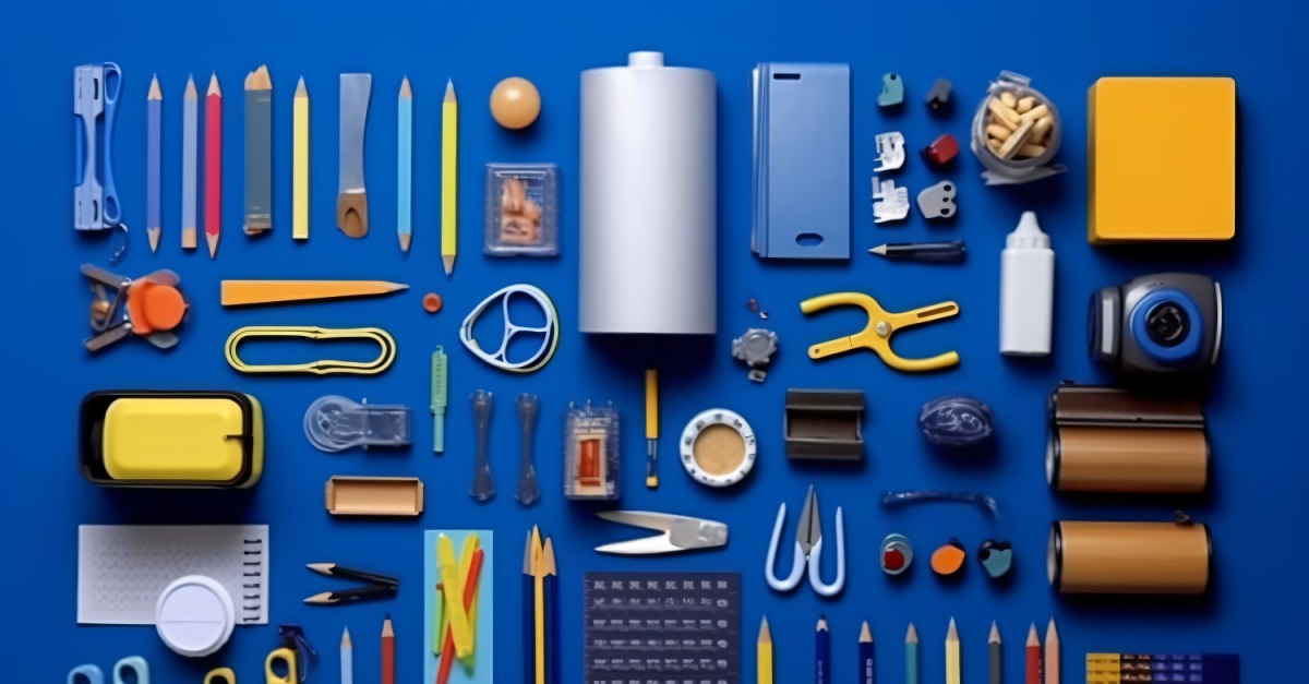 Retour à l'école Bliss Livres et fournitures Flat Lay 76