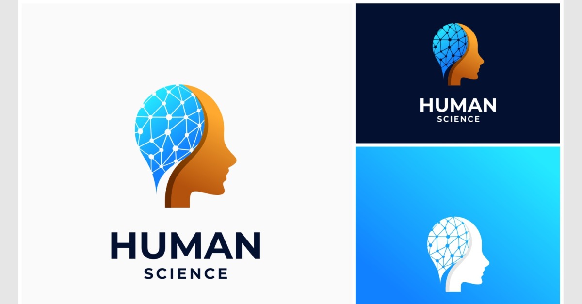Human Mind Science Technology Logo #413104 - TemplateMonster
