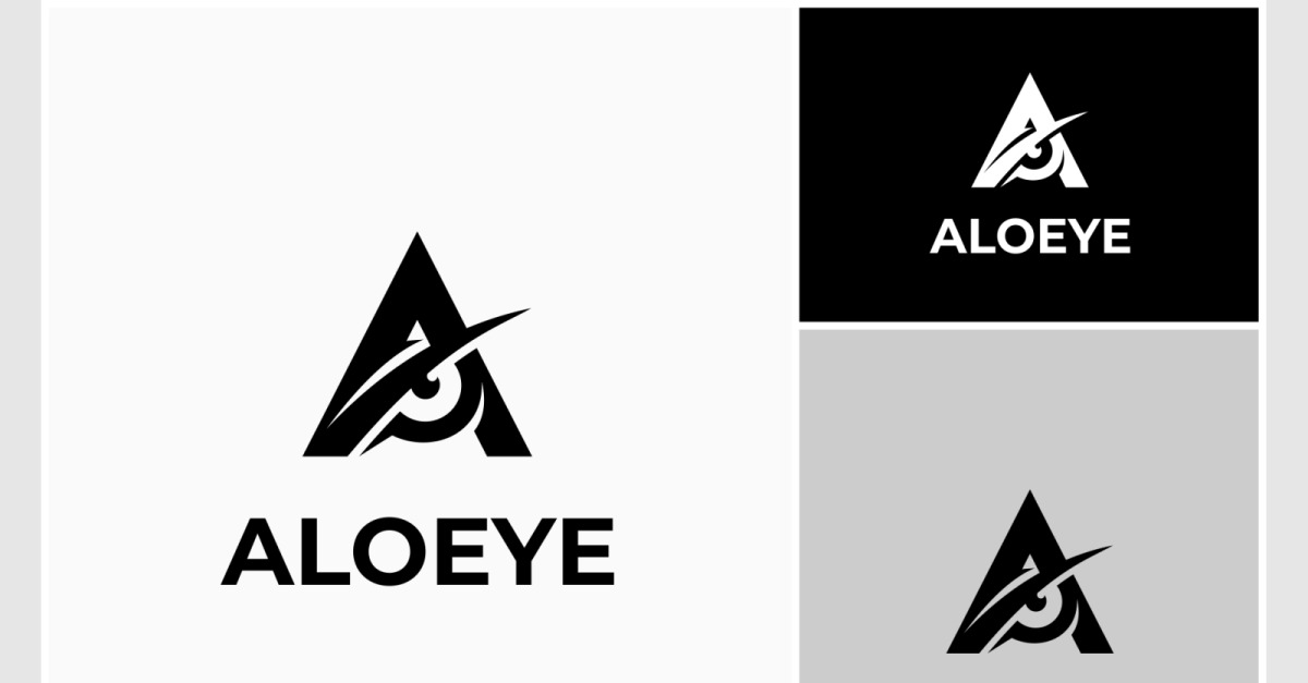 Letra A Vision Eye Look Logo #413111 - TemplateMonster