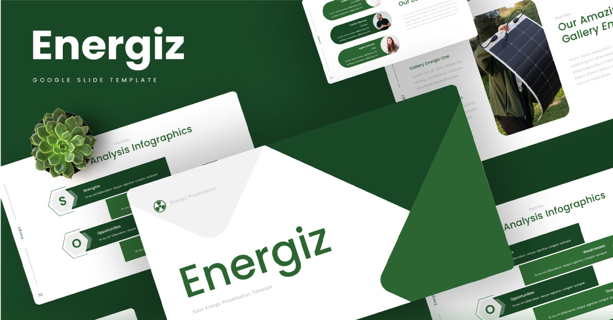 Energiz – Solar Energy Google Slides Template