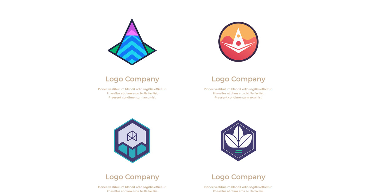 Şirket Logosu Benzersiz Tasarım 38 #413614 - TemplateMonster