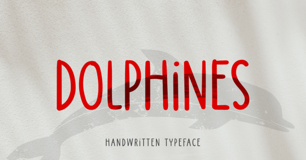 Dolphines - Fonte de caligrafia #413724 - TemplateMonster