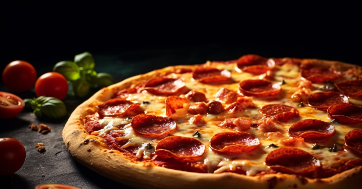 Concepto Pizzerías Con Delicioso Sabor Pizza De Pepperoni 20