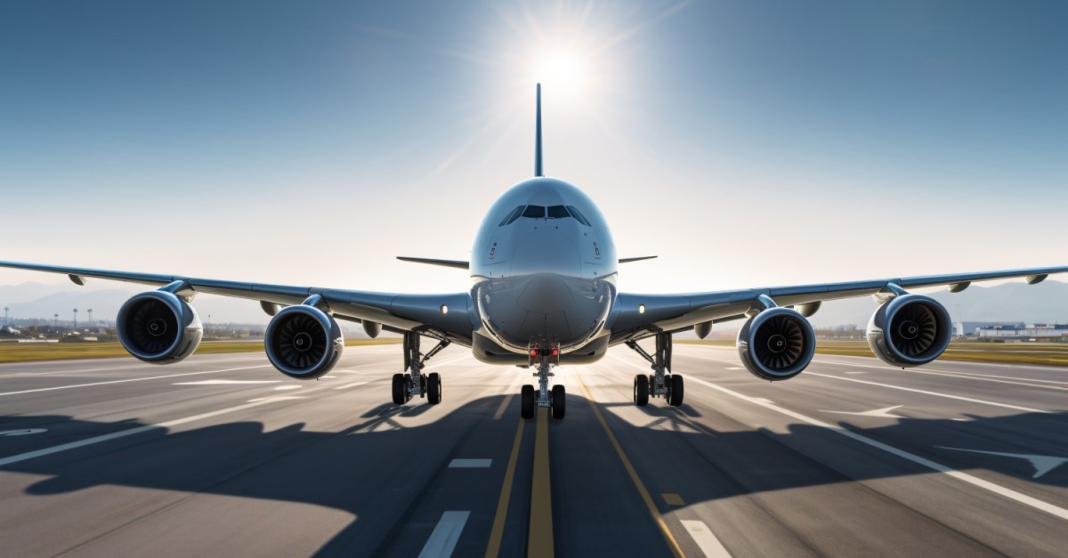 Commercial Airbus Charter Airline front view Photography 150