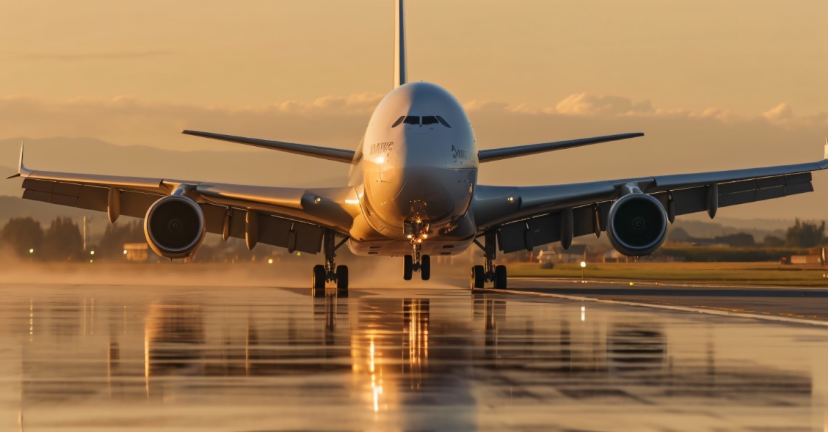 Commercial Airbus Charter Airline front view Photography 97