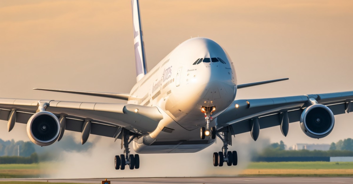 Commercial Airbus Charter Airline front view Photography 98