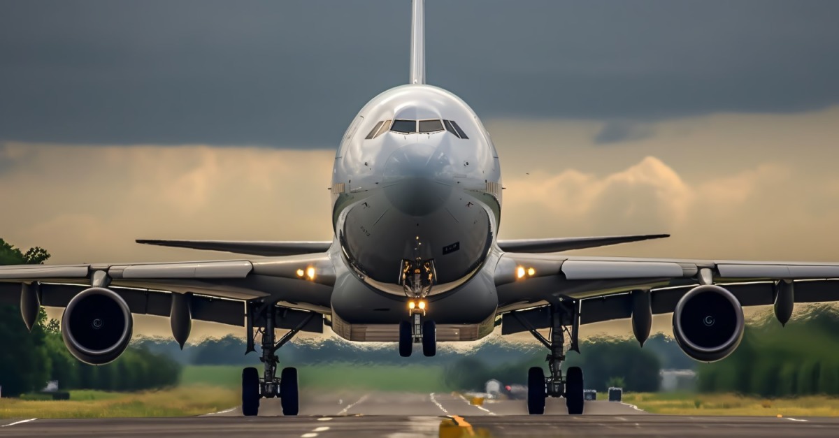 Commercial Airbus Charter Airline front view Photography 99