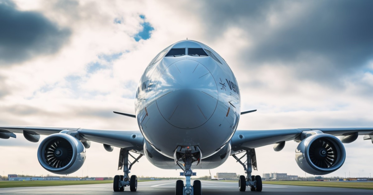 Commercial Airbus Charter Airline front view Photography 169