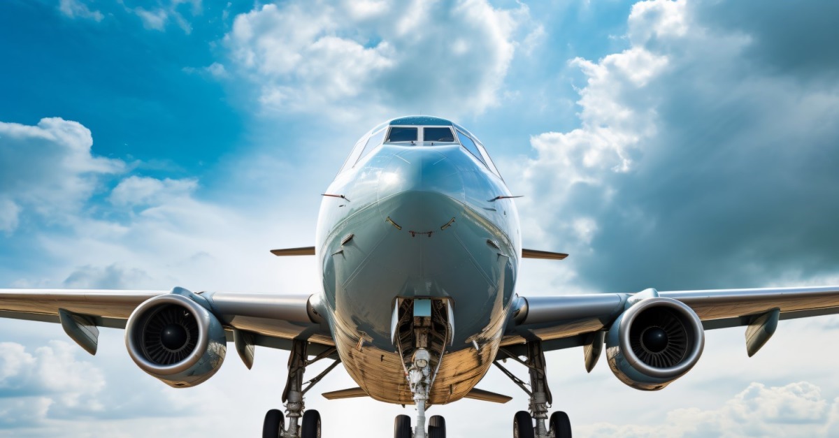 Commercial Airbus Charter Airline front view Photography 172