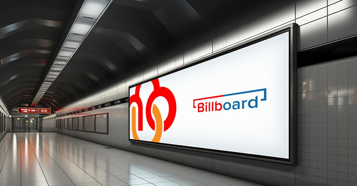 地铁或地铁站的广告牌模型 #414512 - TemplateMonster