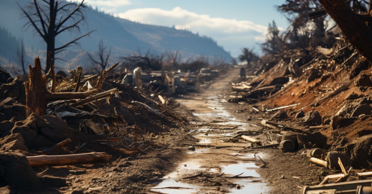 Flood, Some Houses Destroyed And Trees Fallen Down 26