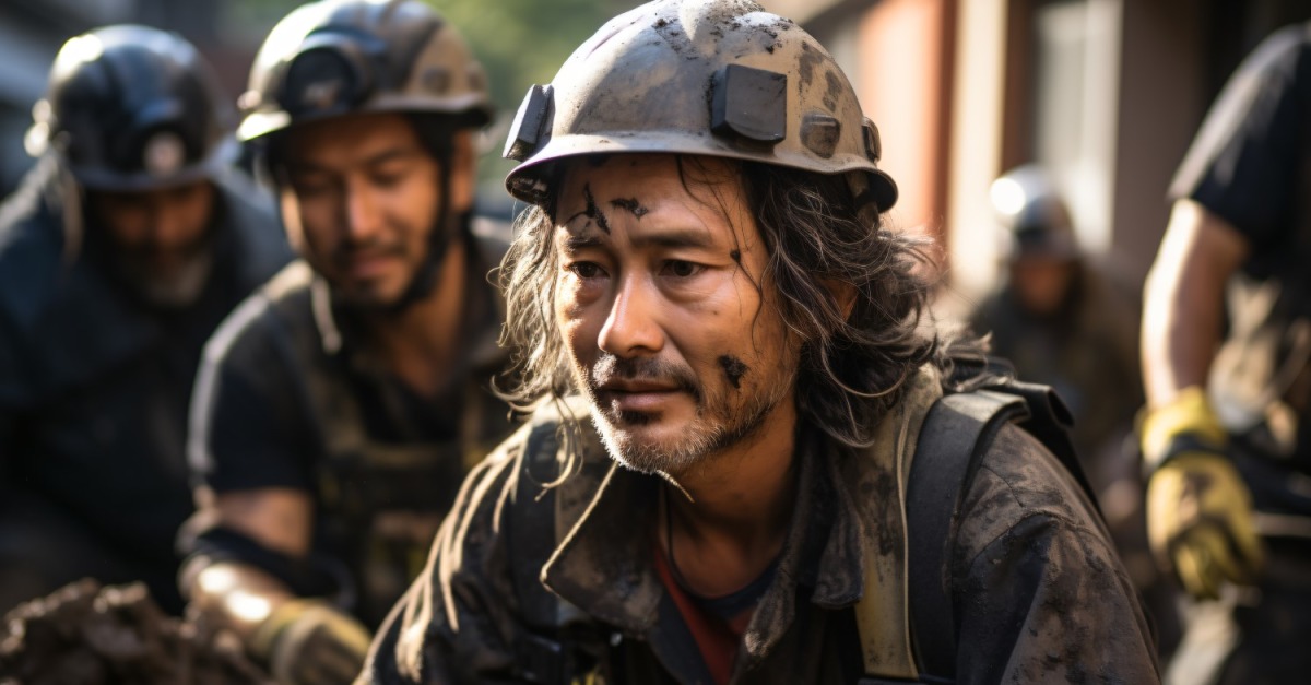 People In Scenes With Extreme Weather Conditions 48