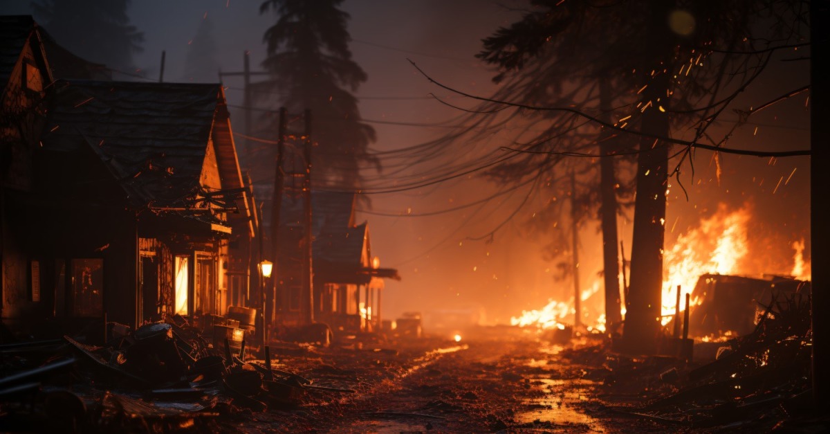 Encounter the catastrophic union of fire and high-speed wind 95