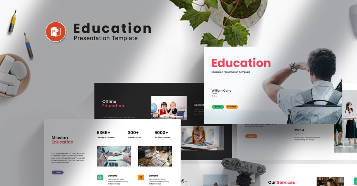 Modèle de présentation PowerPoint pour l'éducation en entreprise