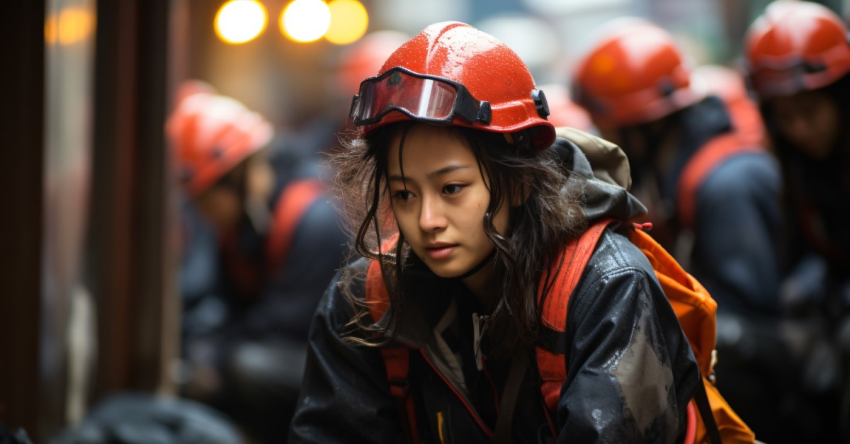 People In Scenes With Extreme Weather Conditions 140