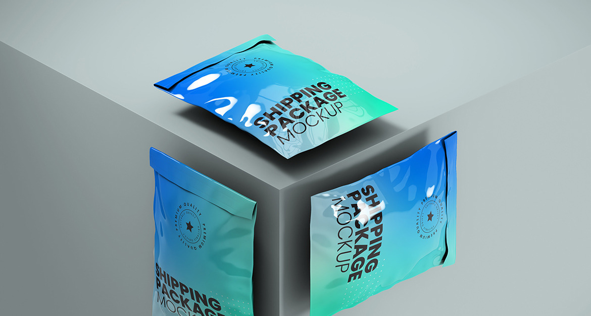Pacote de envio PSD Mockup Vol 15 #414832 - TemplateMonster