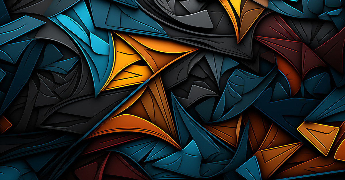 Rainbow wall pattern_colorful wall pattern_premium abstract wall pattern