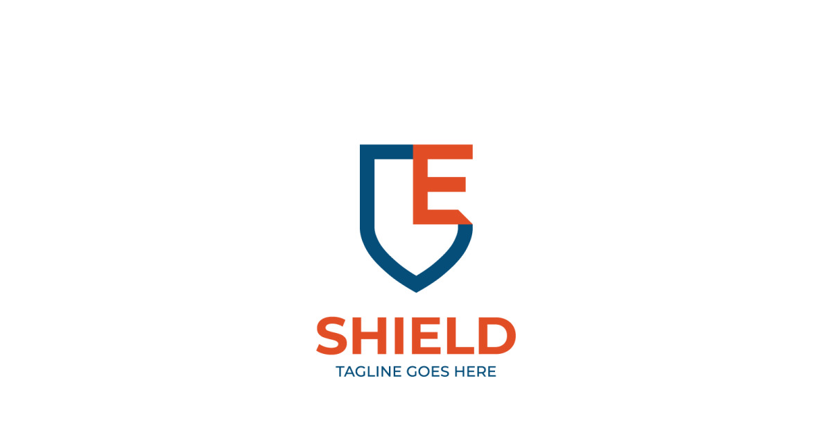 E Shield Logo Template Design #414933 - TemplateMonster