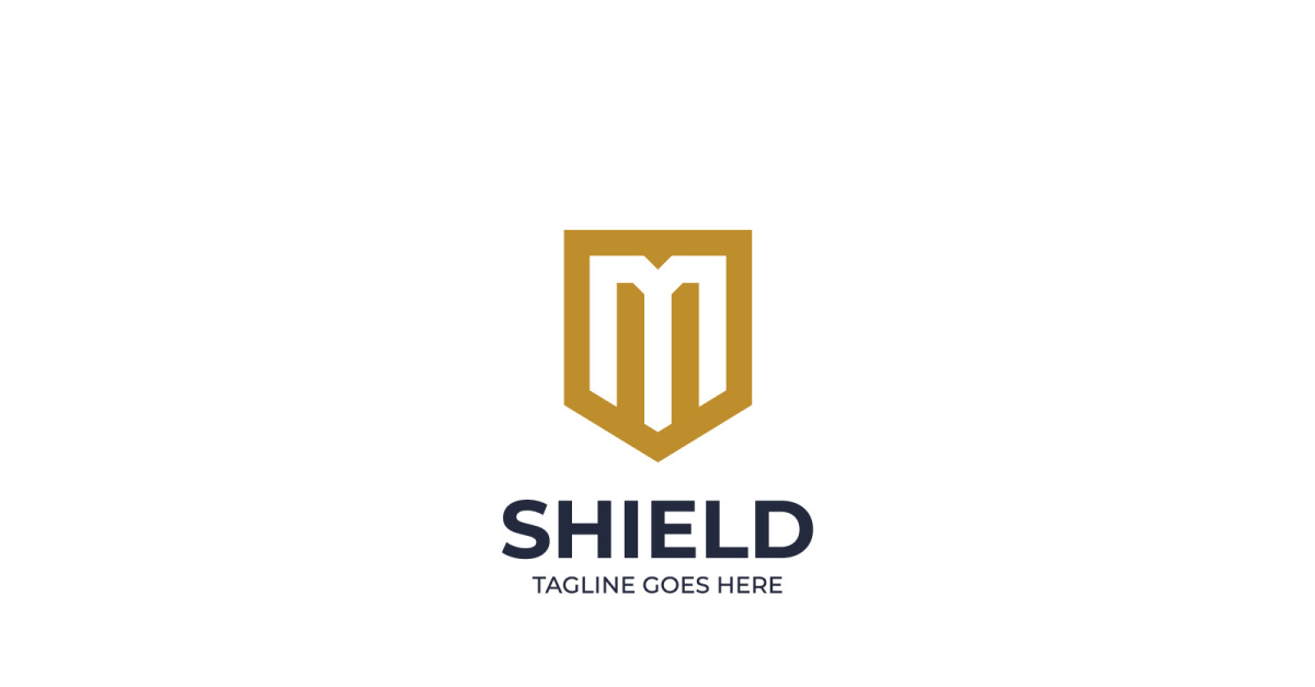 M Shield Logo Design Template #414968 - TemplateMonster