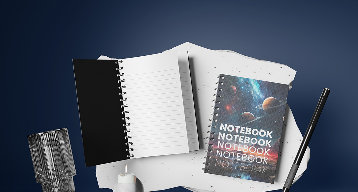 Notebook Mockup PSD Template Vol 04 #414980 - TemplateMonster