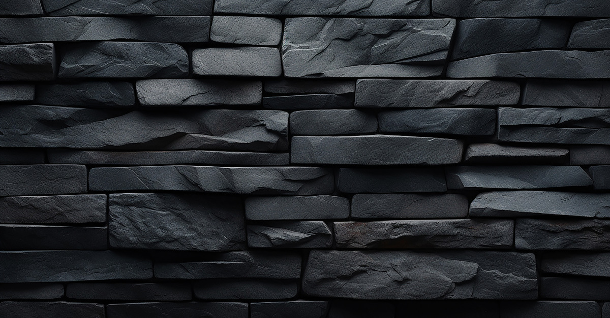 Old dark stone wall_black stone wall pattern_dark stone wall pattern ...