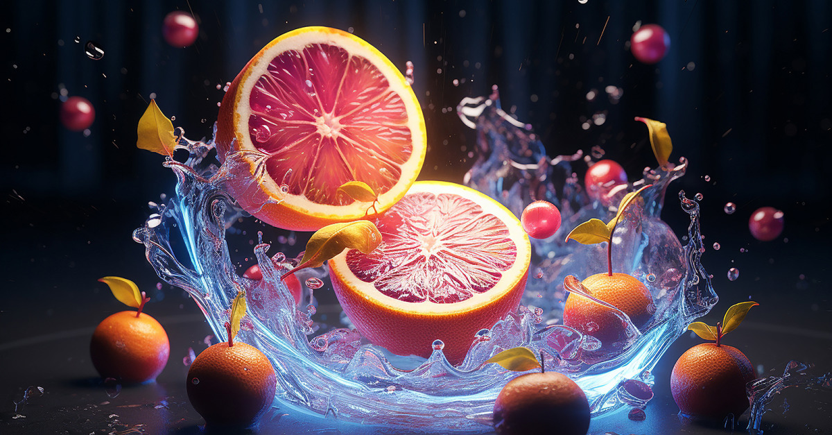 Fruits with neon action_fruits manipulation_lemon fruits manipulation ...