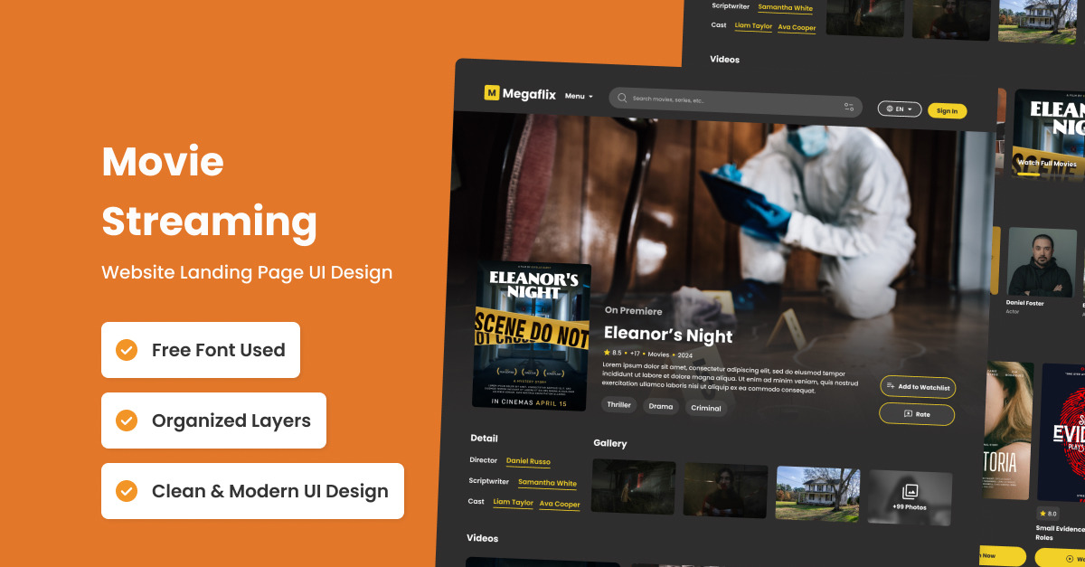 Megaflix - Página inicial de streaming de filmes V2