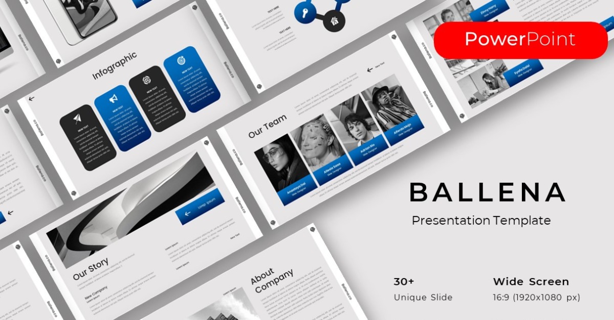 Ballena - Business PowerPoint Template - TemplateMonster