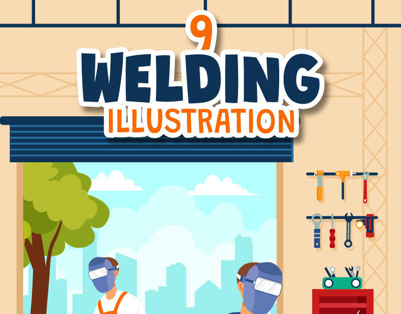 9 Welding Service Illustration #415327 - TemplateMonster
