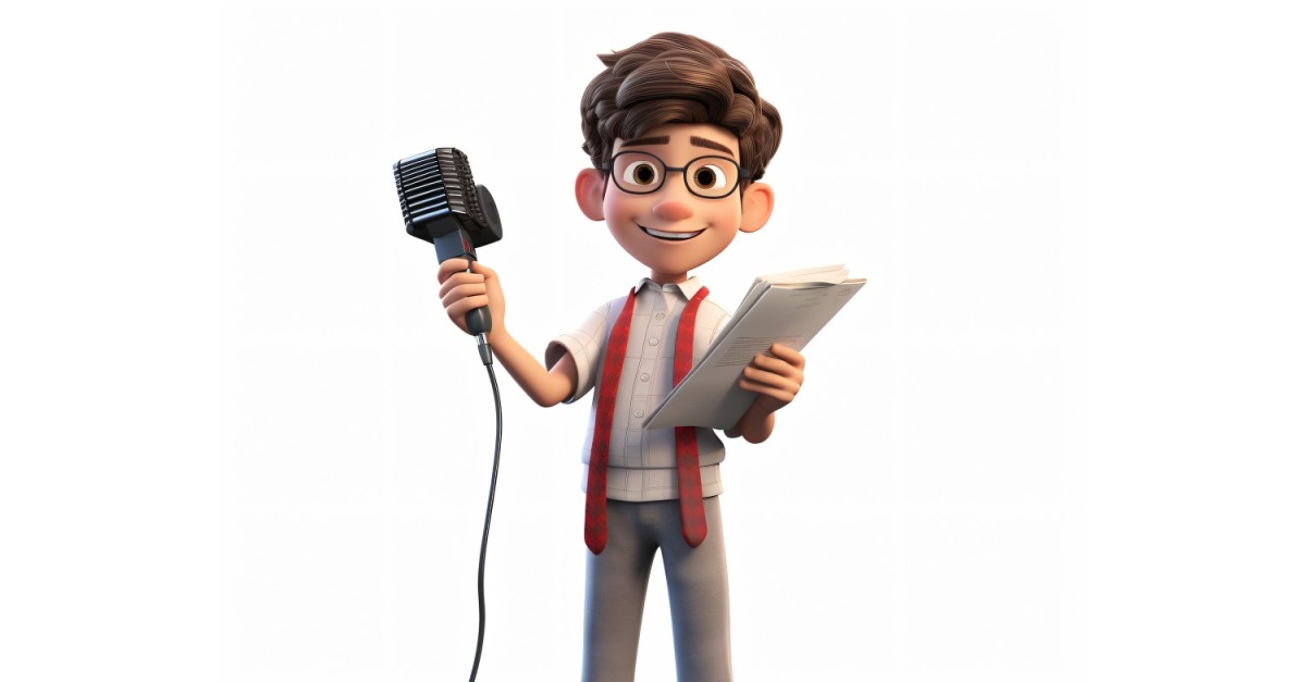 3D pixar Character Child Boy with relevant environment 12