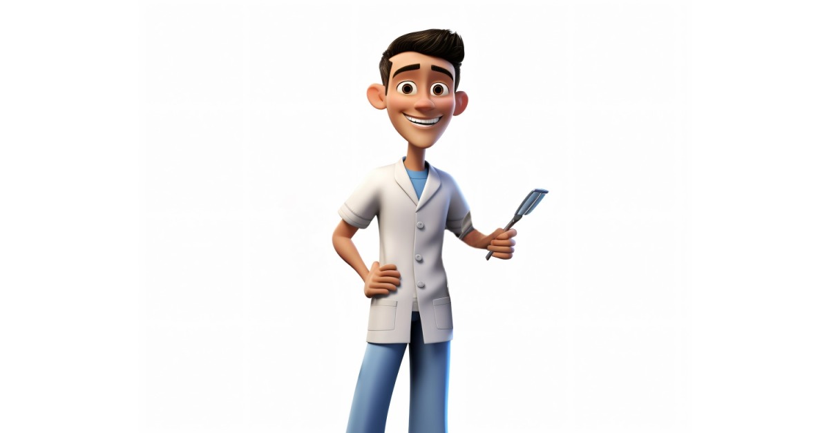 3D pixar Character Child Boy with relevant environment 36