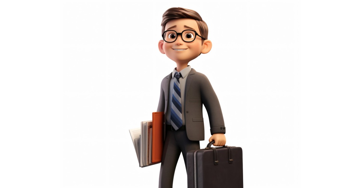 3D pixar Character Child Boy with relevant environment 78
