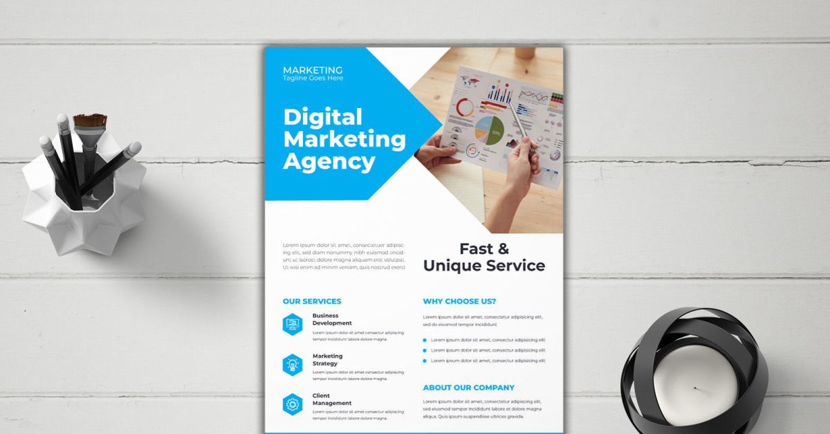 Business Analysis Consultation Marketing Flyer