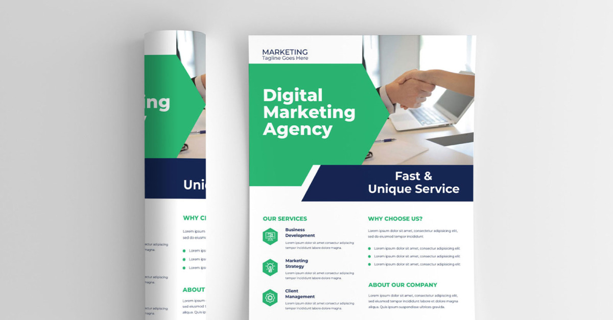 Business Communication Skills Training Marketing Flyer