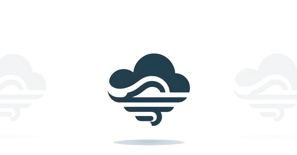 Bold Cloud Modern Vector Logo #416265 - TemplateMonster