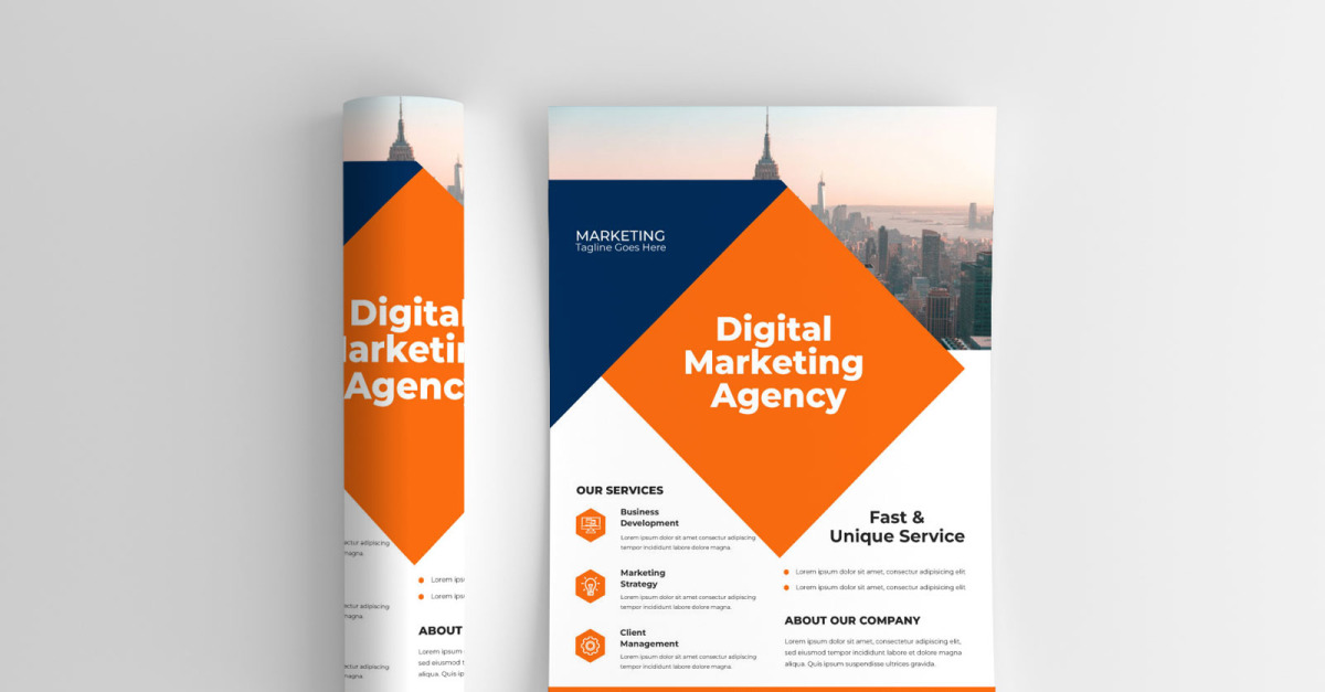 Digital Marketing Agency Leadership Development Program Flyer