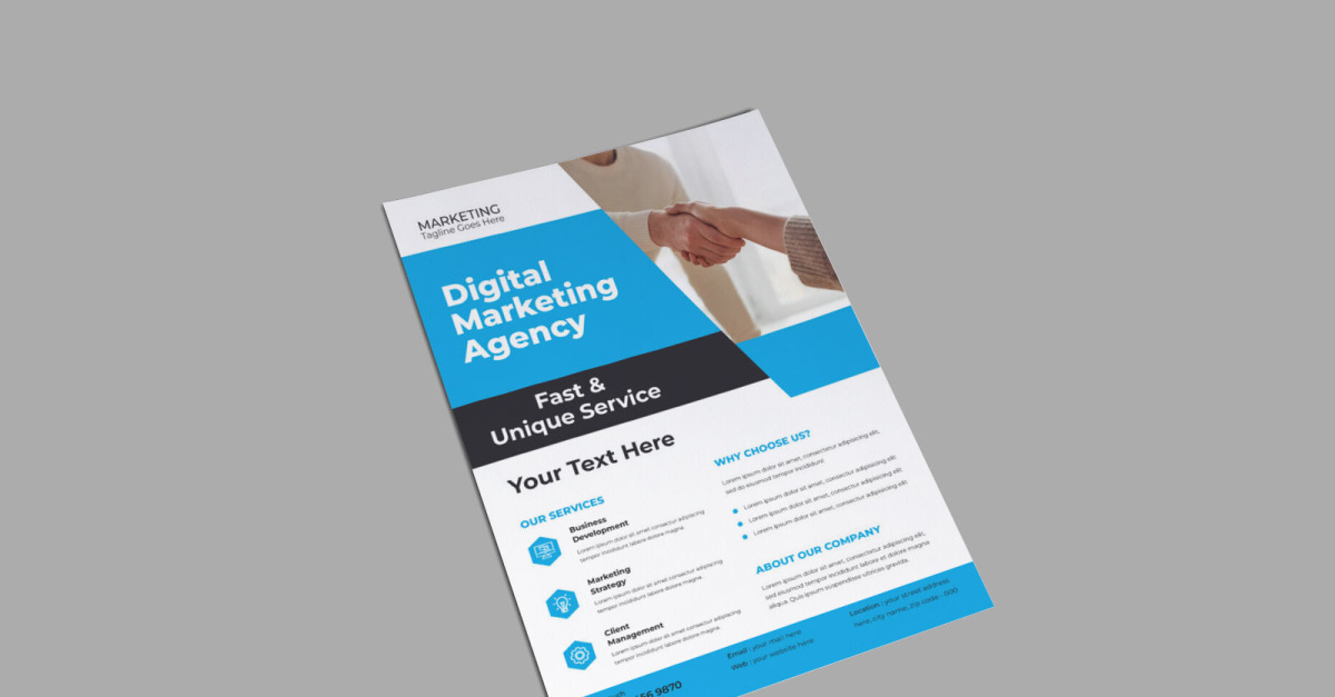 Digital Marketing Agency Corporate Governance Workshop Flyer