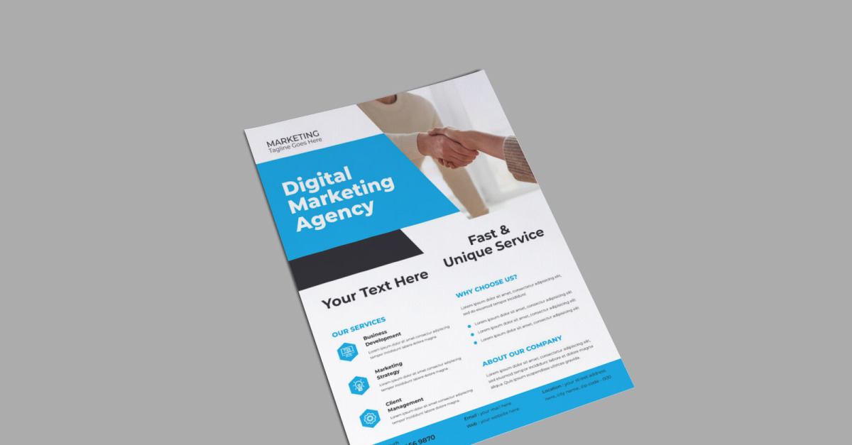 Digital Marketing Agency Transformation Seminar Flyer