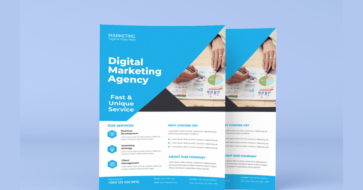 Modern Business Merger Announcement Marketing Flyer