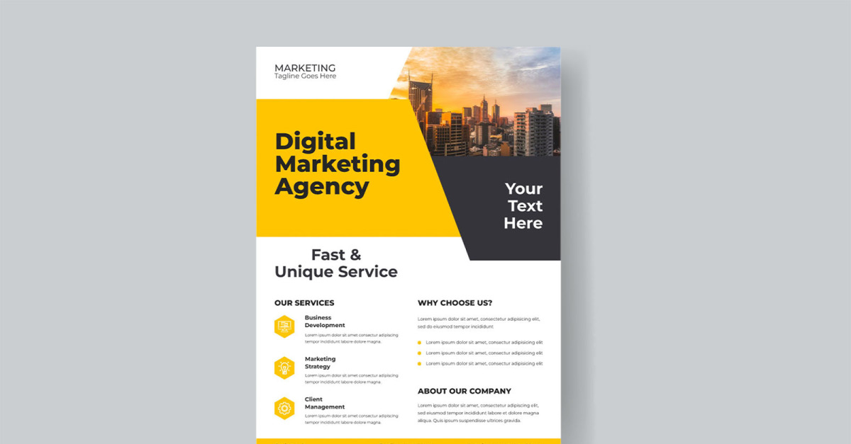 Modern Business Networking Mixer Marketing Flyer