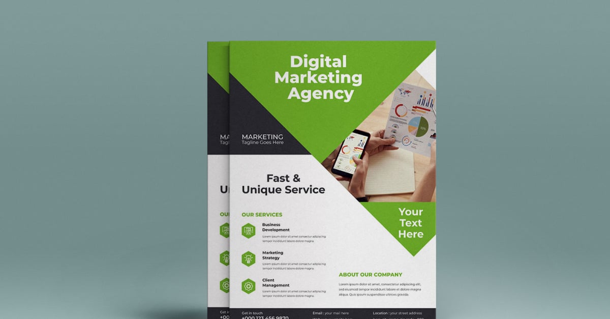 Modern Digital Marketing Agency Corporate Governance Workshop Flyer