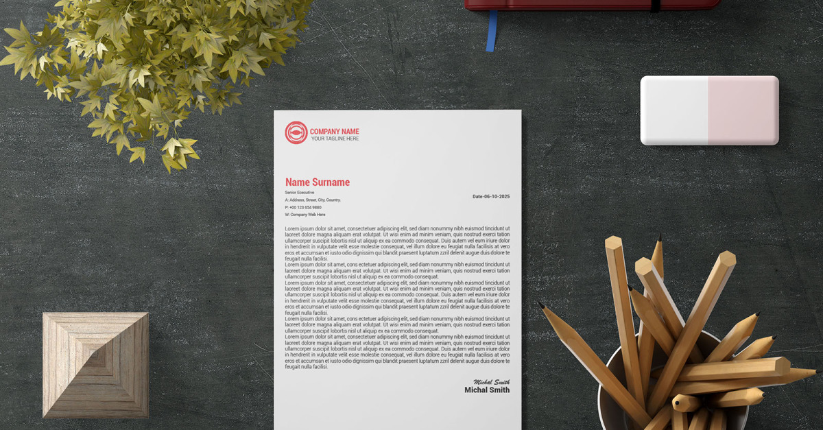 Design di carta intestata, Carta intestata creativa, Carta intestata ...