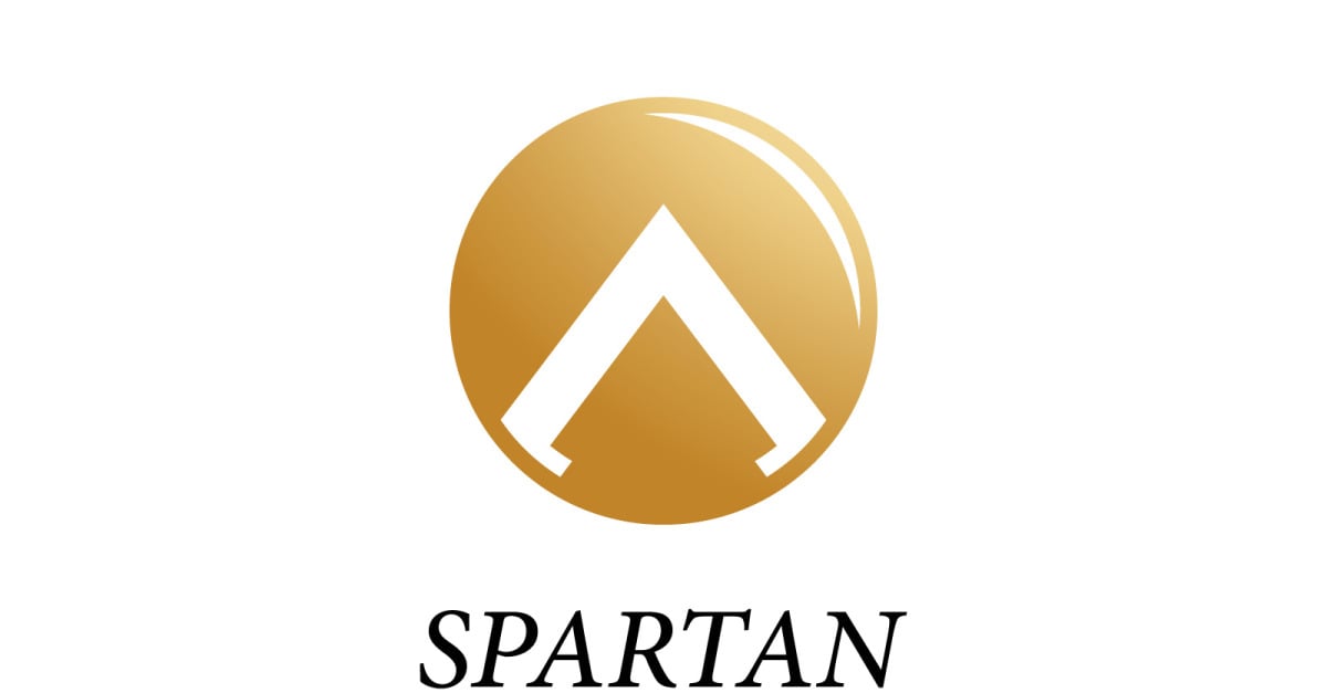 Spartan shield logo icon vector V2 #417173 - TemplateMonster
