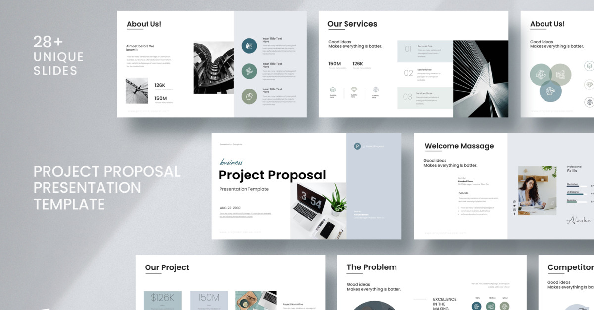 Project Proposal Presentation Template - Templatemonster