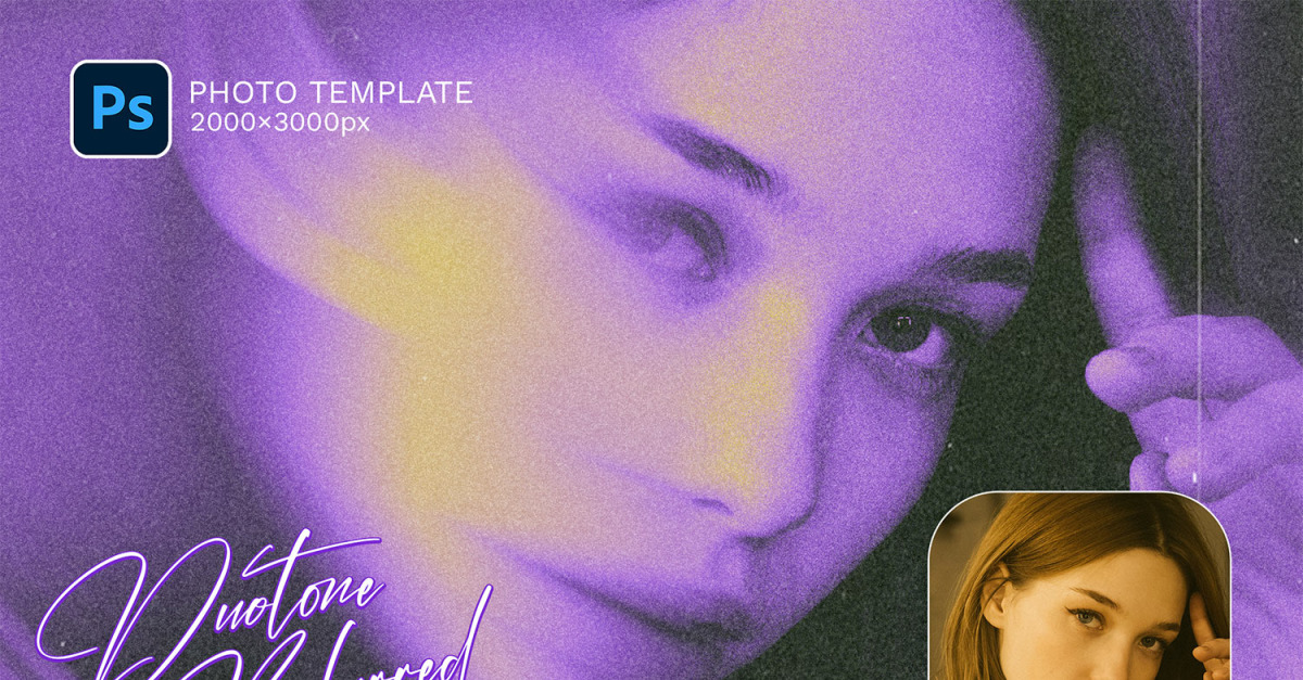 Duotone Blurred Photo Template #417385 - TemplateMonster