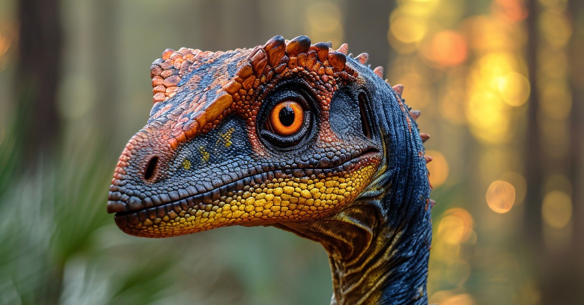 Deinonychus Dinosaur realistic Photography 1