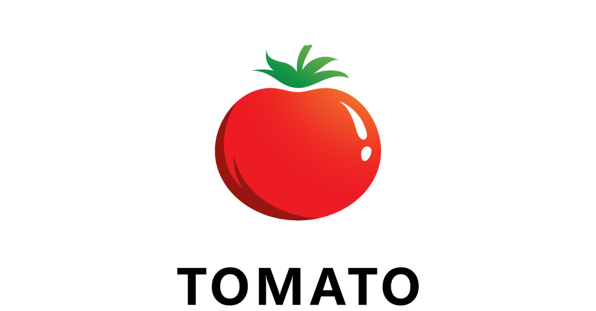 Logo tomate vecteur icône illustration design V3