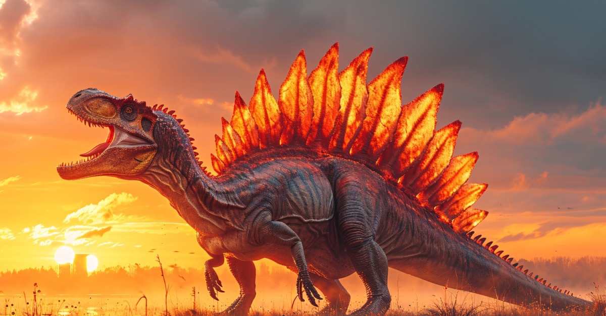 Spinosaurus Dinosaurier realistische Fotografie 2