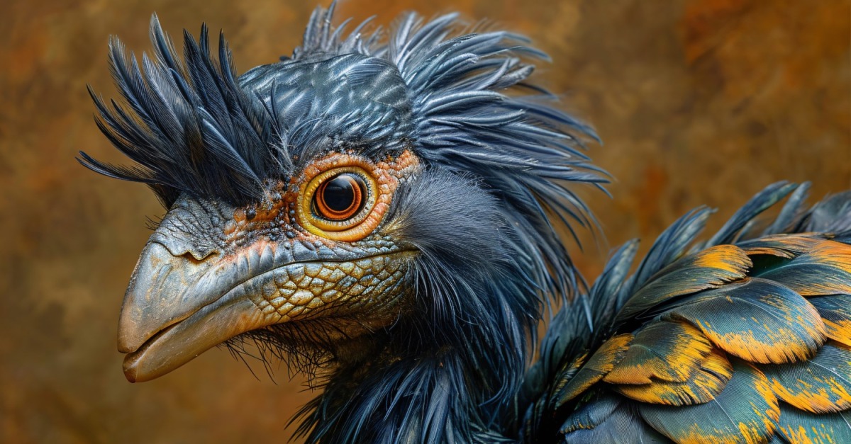 Archaeopteryx Dinosaur realistic Photography 1