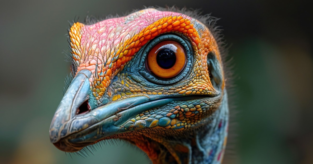 Compsognathus Dinosaur realistic Photography 3